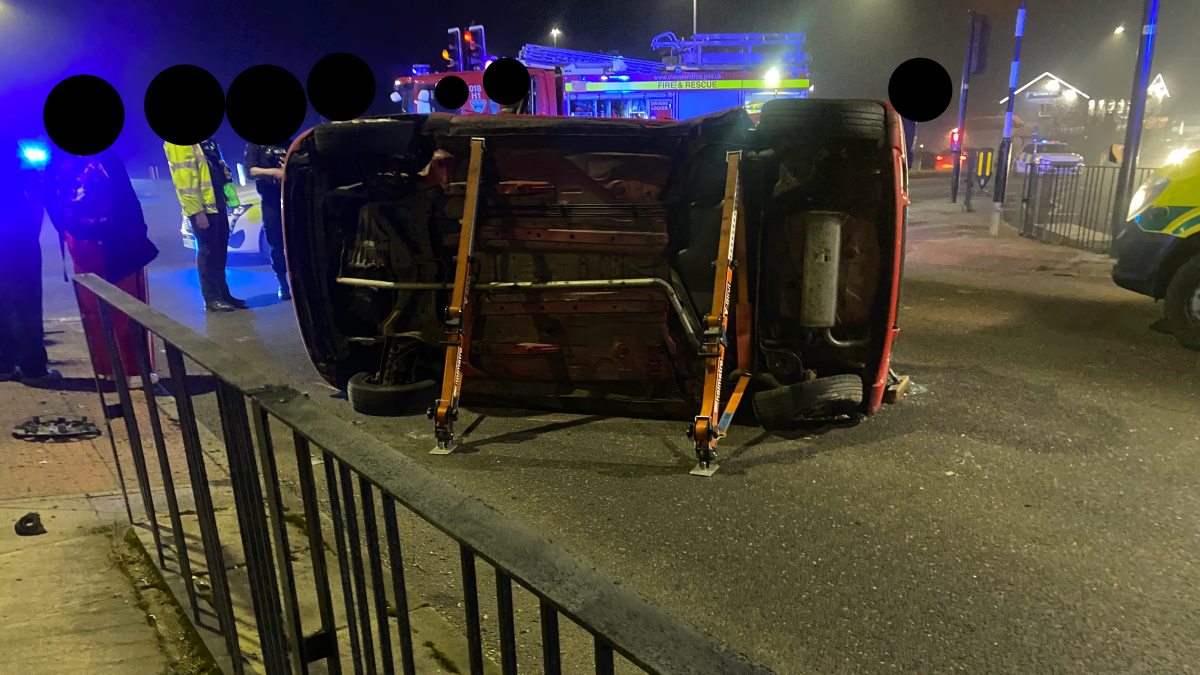 Woman cut free after car rolls over in Middlesbrough crash – TUXtra